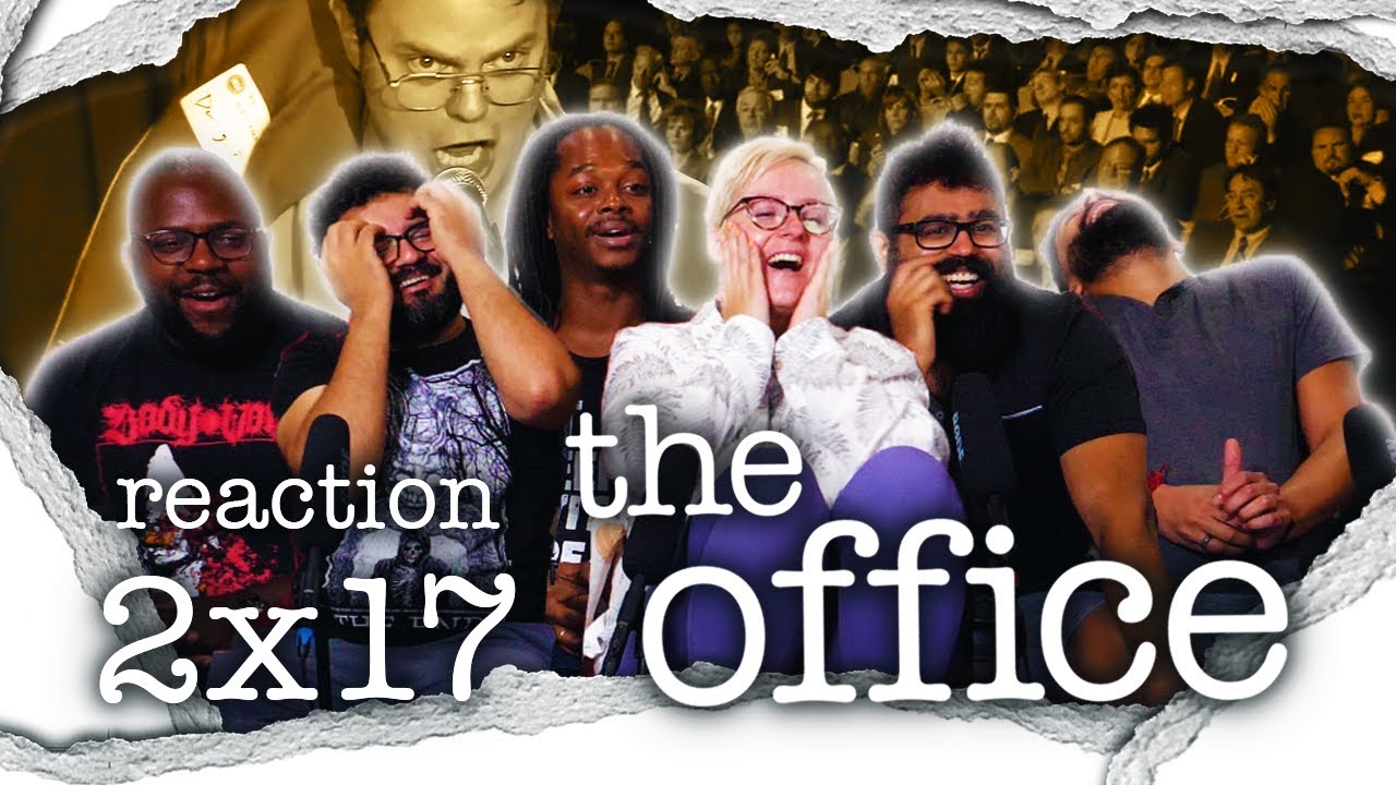 The Office - 2x17 Dwight's Speech - Group Reaction - YouTube