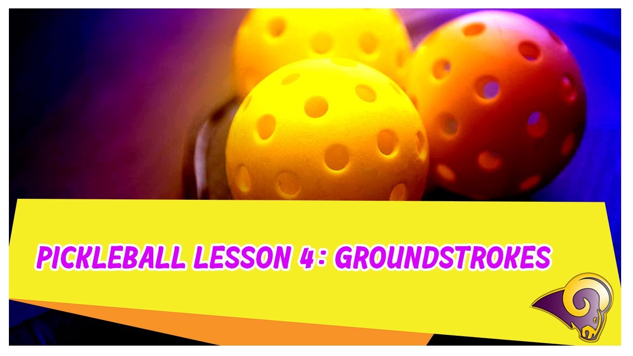 Pickleball Lesson 4 GroundStrokes - YouTube