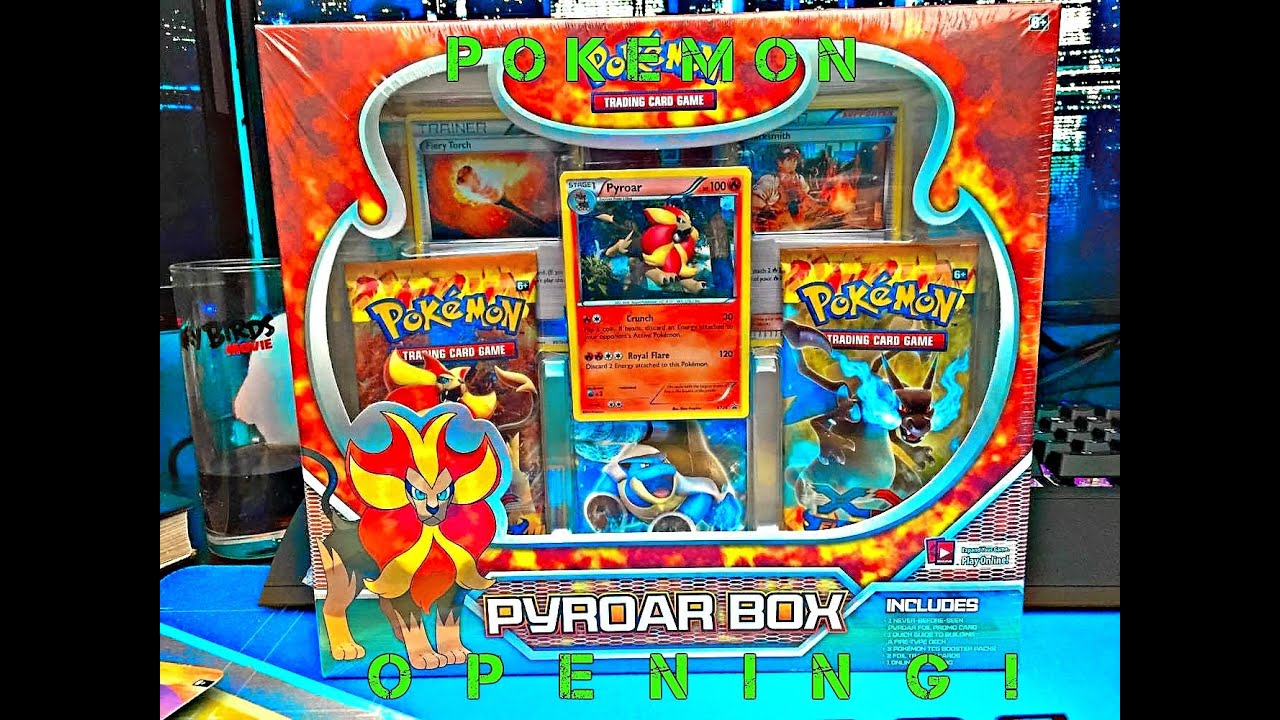 Pokemon Pyroar Box Opening! - YouTube