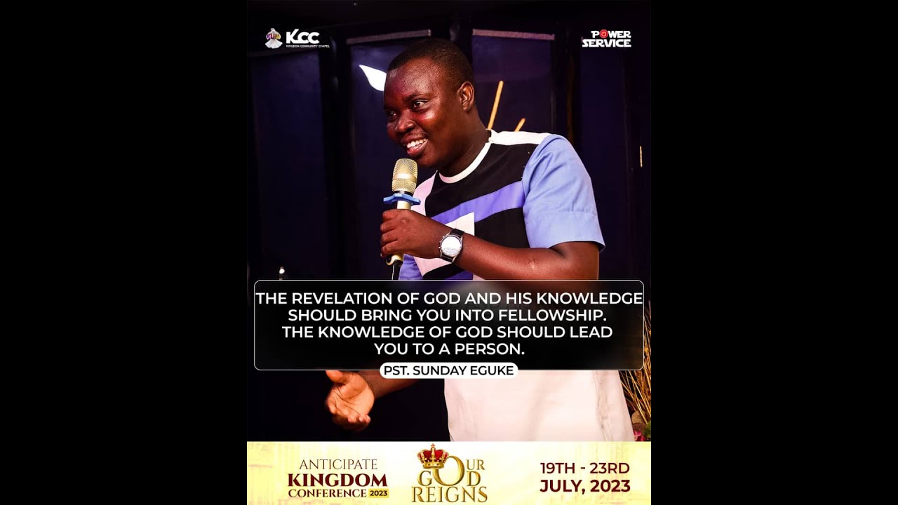COMMUNION WITH THE PERSON OF GOD || KCC POWER SERVICE || PST SUNDAY ...