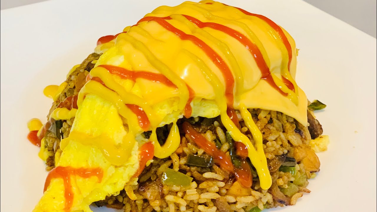 Japanese omu rice recipe using leftover rice 🍚♡ - YouTube