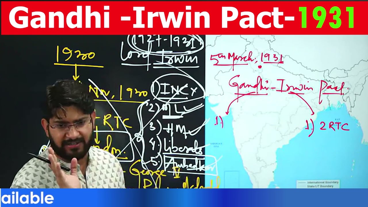 Lord Irwin And Mahatma Gandhi Gandhi Irwin Pact...