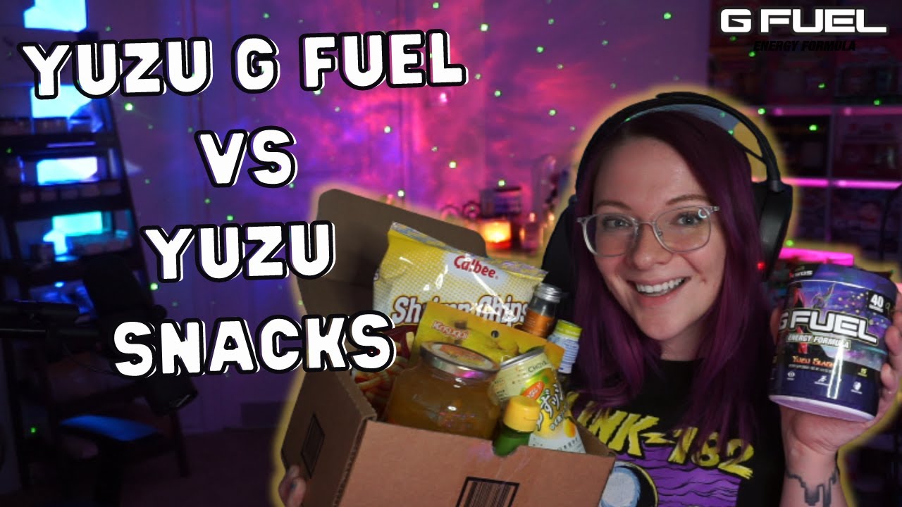 Does Yuzu G FUEL taste like these Yuzu Snacks? | G FUEL VS IRL - YouTube
