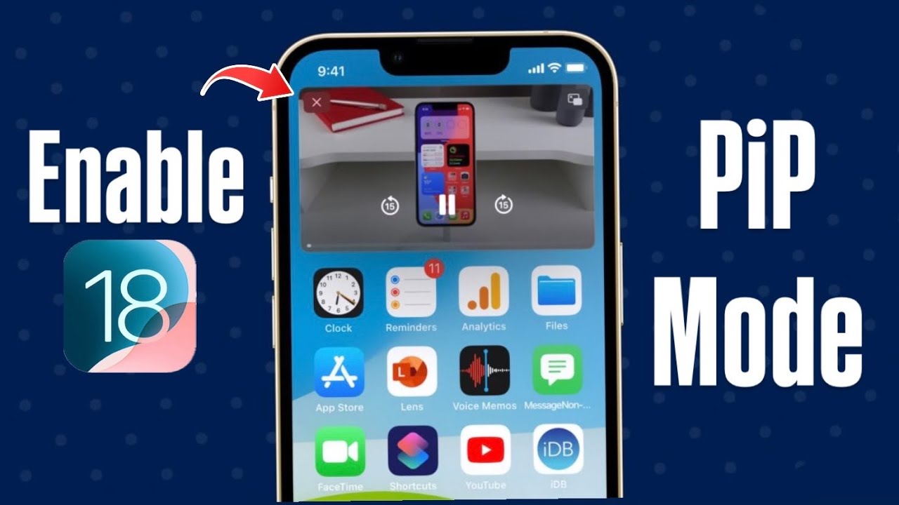 iOS 18.2 PiP Mode - How to Enable Picture in Picture Mode in iPhone ...