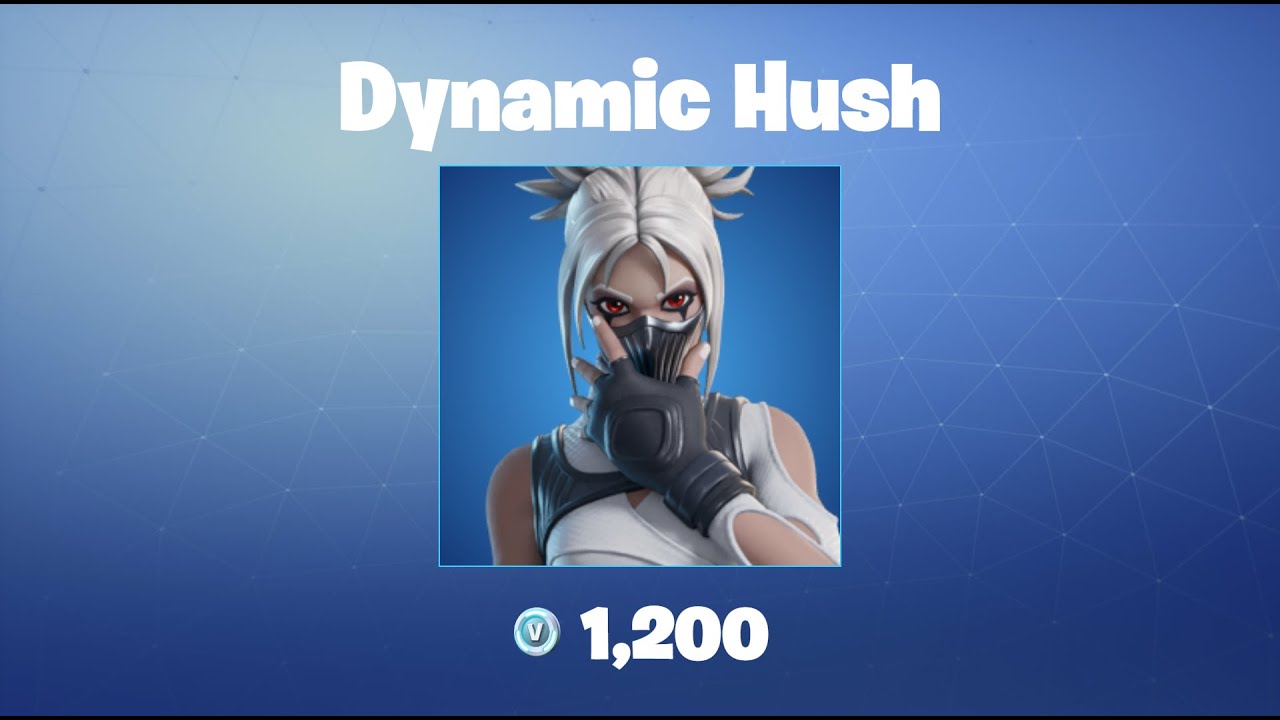 Dynamic Hush | Fortnite Outfit/Skin - YouTube
