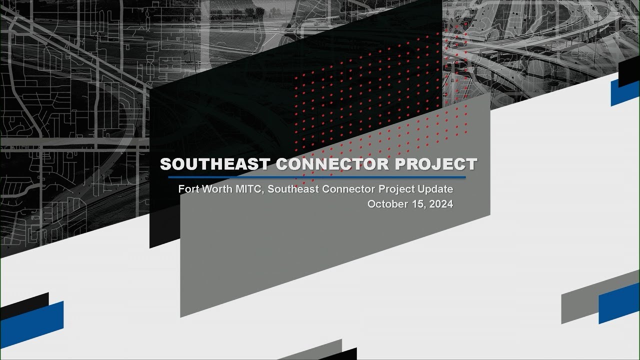 Southeast Connector Project Updates - October 15, 2024 - YouTube