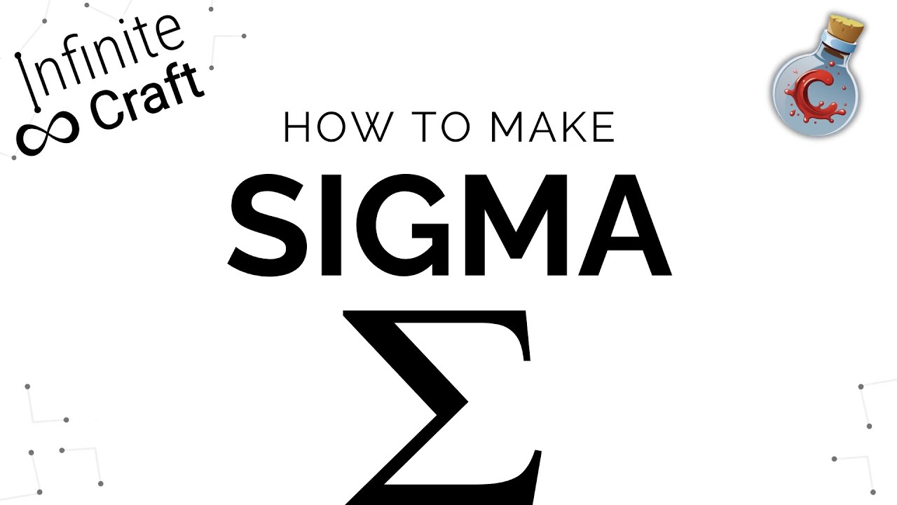 How to make Sigma in Infinite Craft? - YouTube