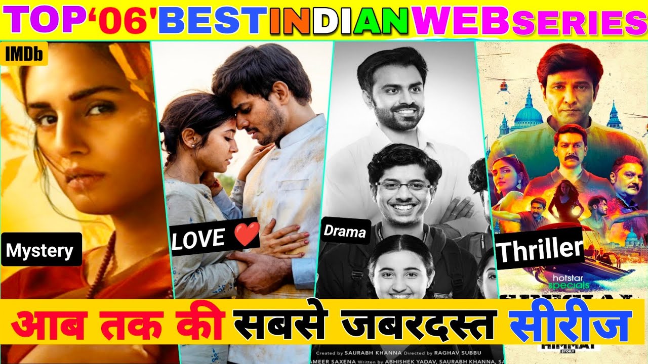 Top 6 Best "INDIAN WEB SERIES" of 2023 | New & Fresh | New Released ...
