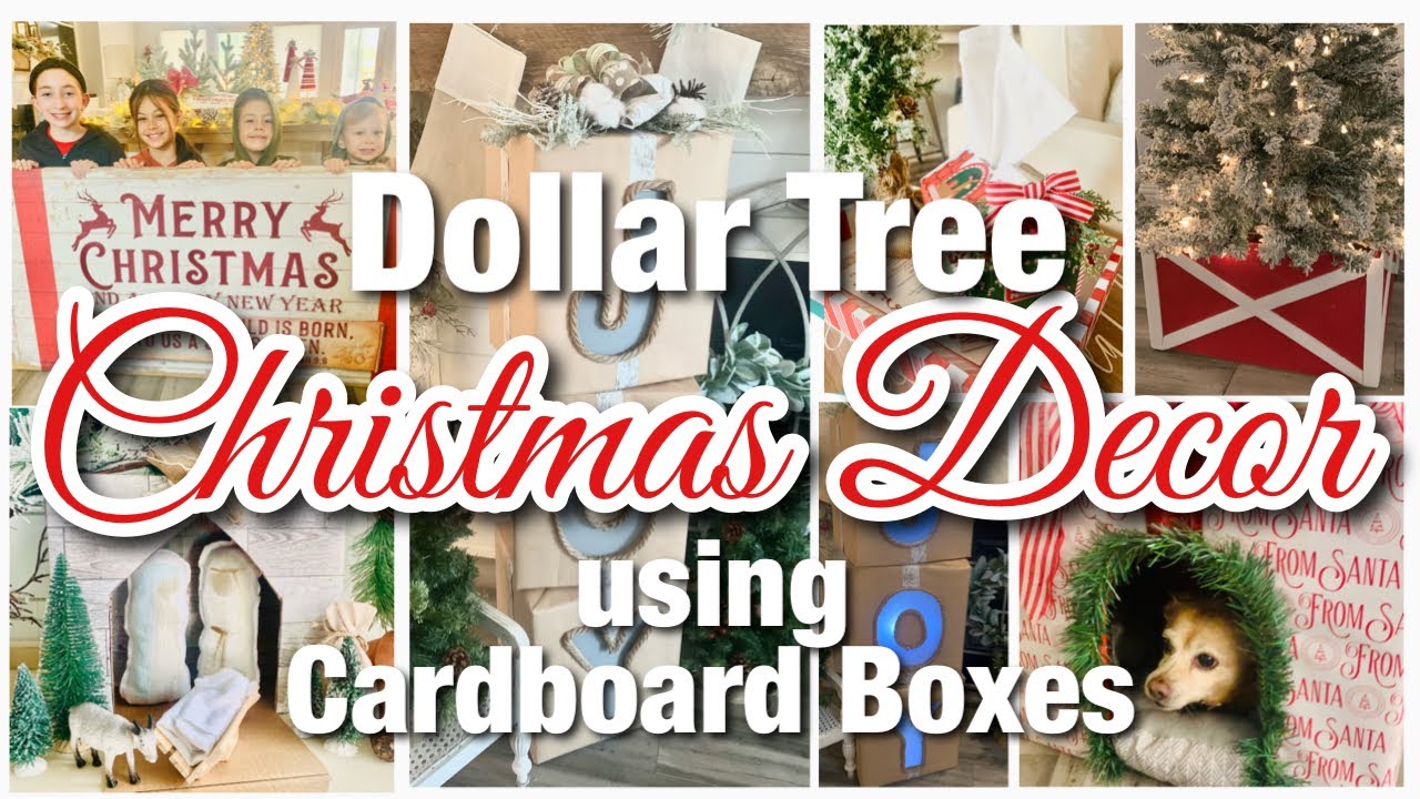 📦 WHAAAT?? 📦 DOLLAR TREE DIYS USING CARDBOARD BOXES TO MAKE HIGH END ...