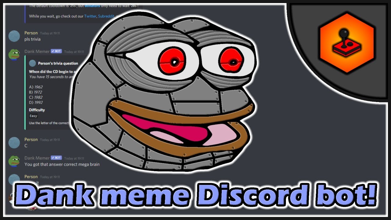 Dank Meme Bot Grind! - Discord - YouTube