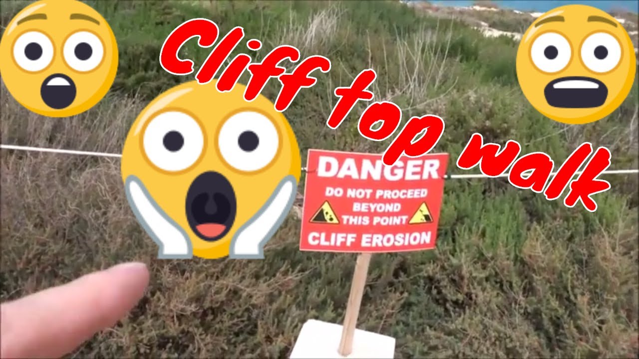 Maltese cliff walk ..The Munxar path, St Thomas Bay, Marsascala. MALTA ...