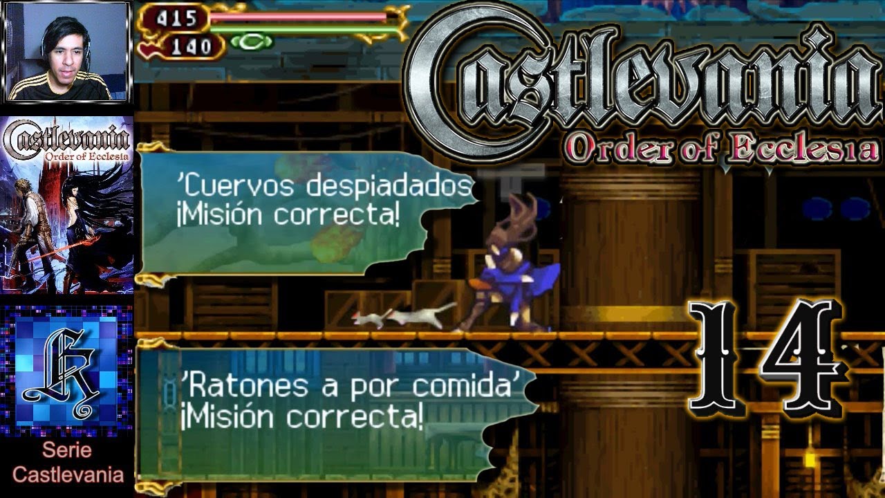 Castlevania: Order of Ecclesia Ep.14 Misiones Secundarias en...🐁 ...