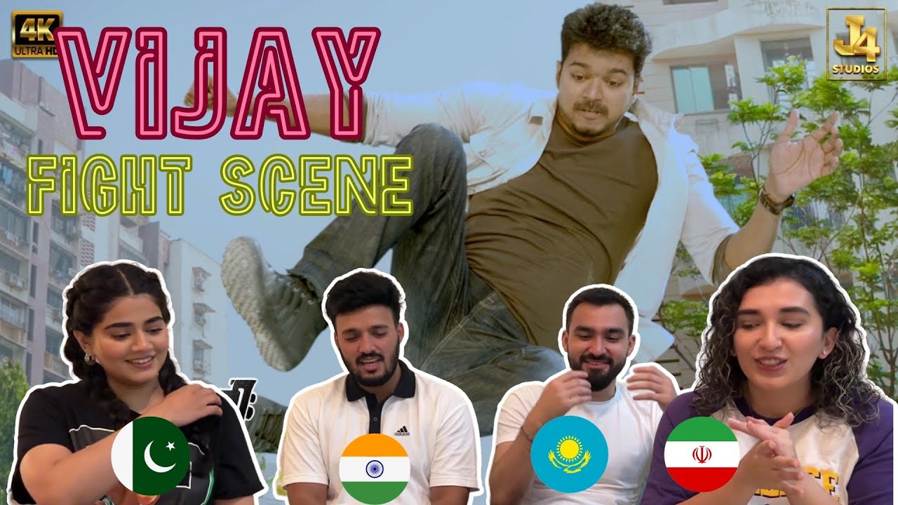 Vijay Bus Fight Scene Reaction | Thuppakki Movie | Thalapathy Vijay ...