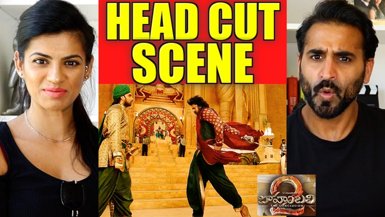 BAHUBALI 2 HEAD CUT SCENE REACTION!!! | Baahubali 2 | Prabhas entry ...