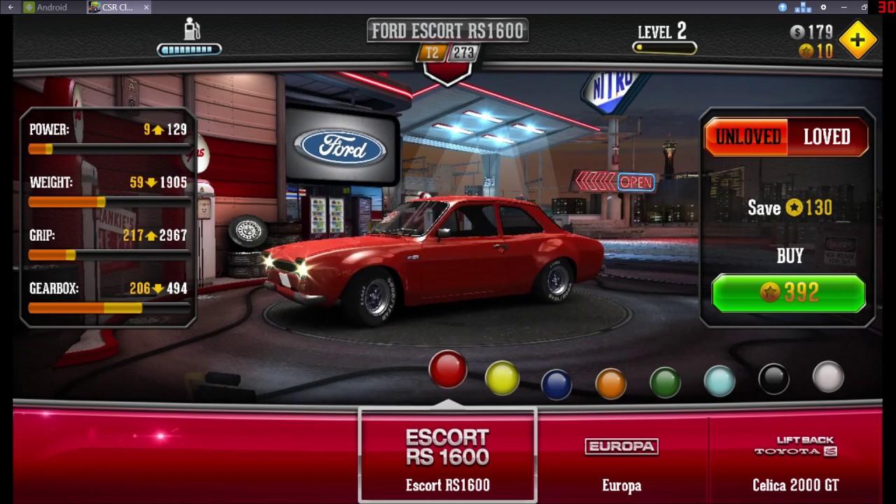 CSR Classics Tier 2 All Cars - YouTube