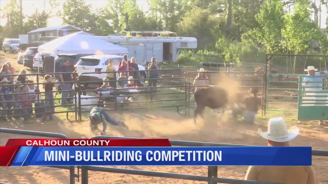 A bull riding rodeo for kids in Blountstown - YouTube