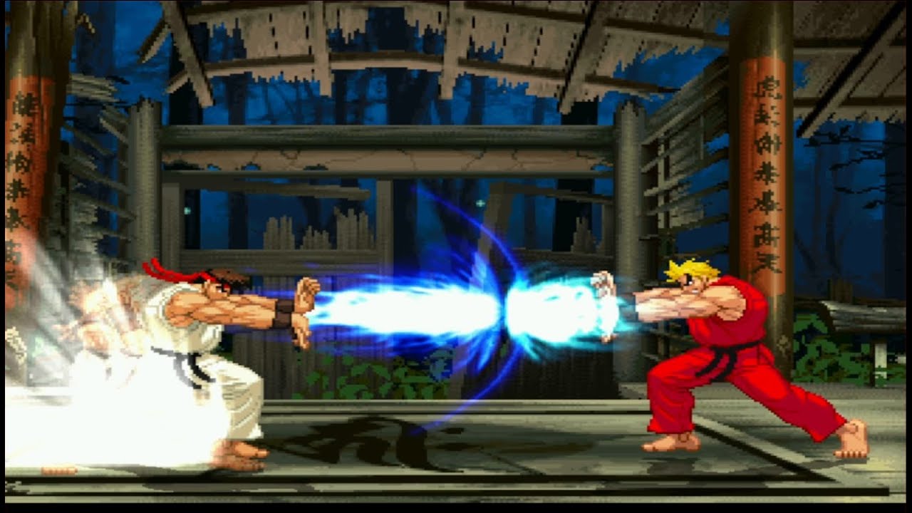 Ryu vs Ken Full Classic Rival Fight! - YouTube
