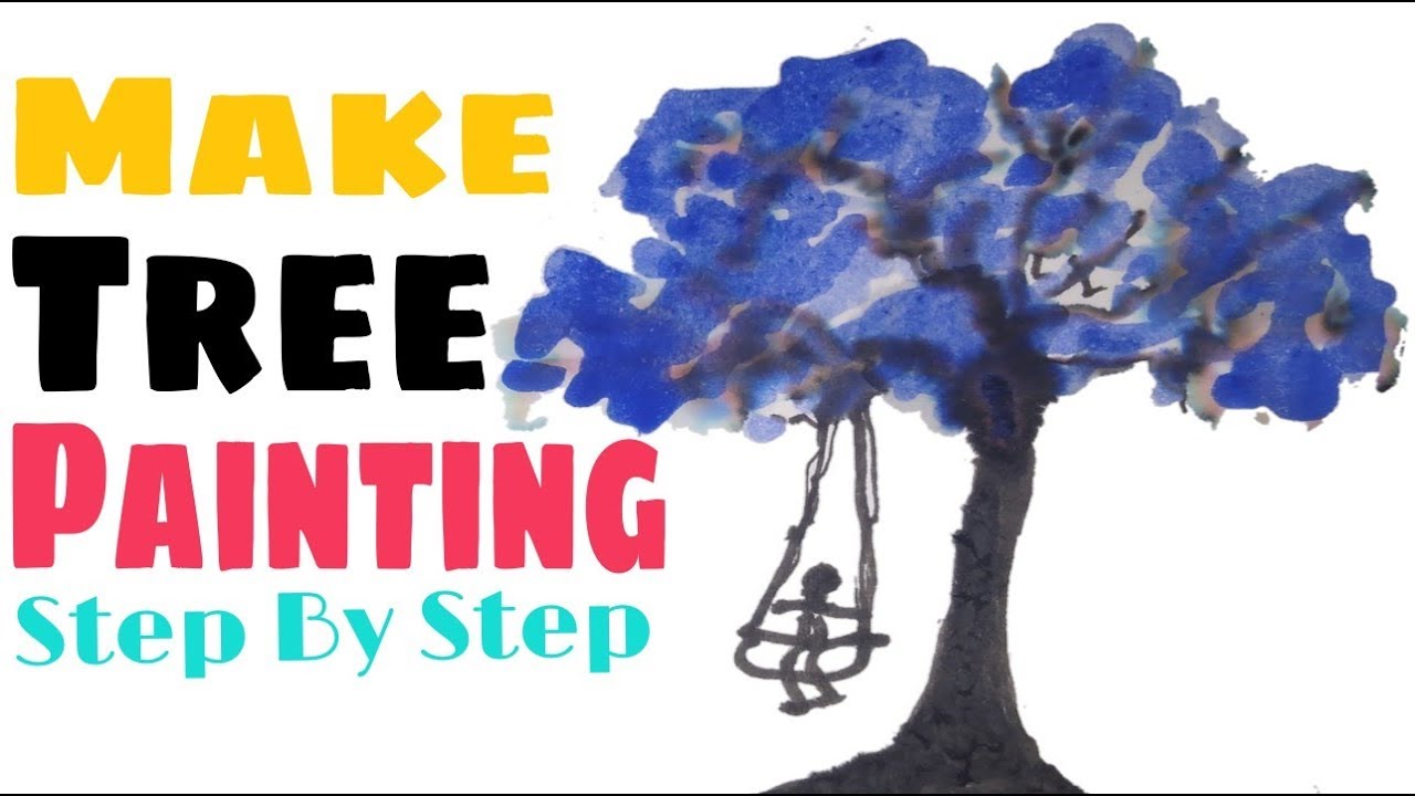 🎄🌳🌴Make Tree Painting Step By Step Guide | Tree Painting | Yt Art - YouTube