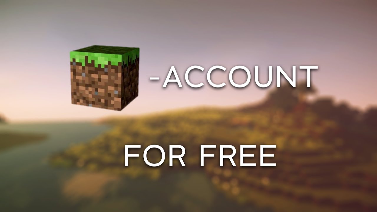 How To Get a FREE Minecraft Account 100% LEGAL - YouTube