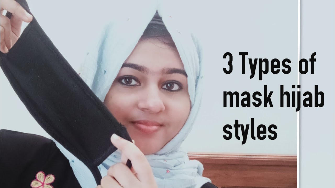 3 Types of simple mask hijab styles - YouTube