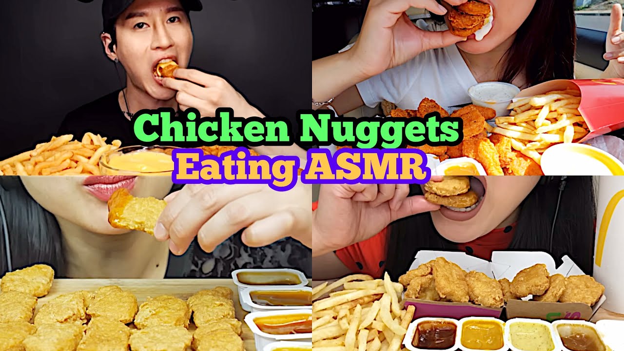 ASMR FRIES & CHICKEN NUGGETS MUKBANG (No Talking) EATING SOUNDS ...