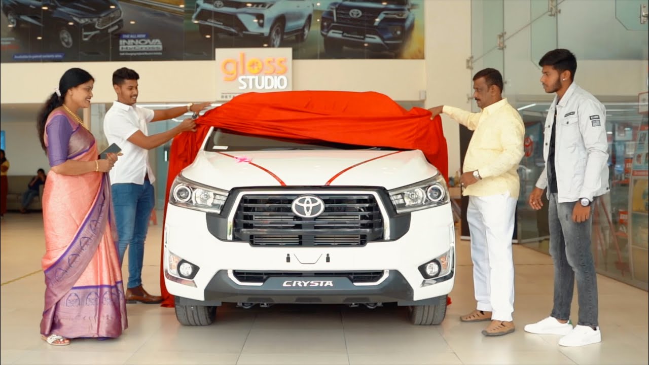 Taking Delivery of First TOYOTA INNOVA CRYSTA zx🔥 | Bangalore - INDIA ...