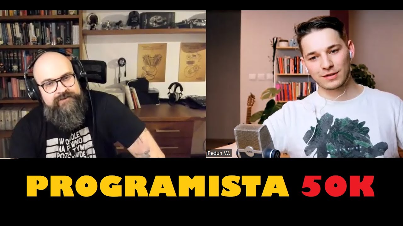 PROGRAMISTA 50k - rozmowa z Sebastianem Opałczyńskim. Czy rzeczywiście tyle zarabia? - YouTube