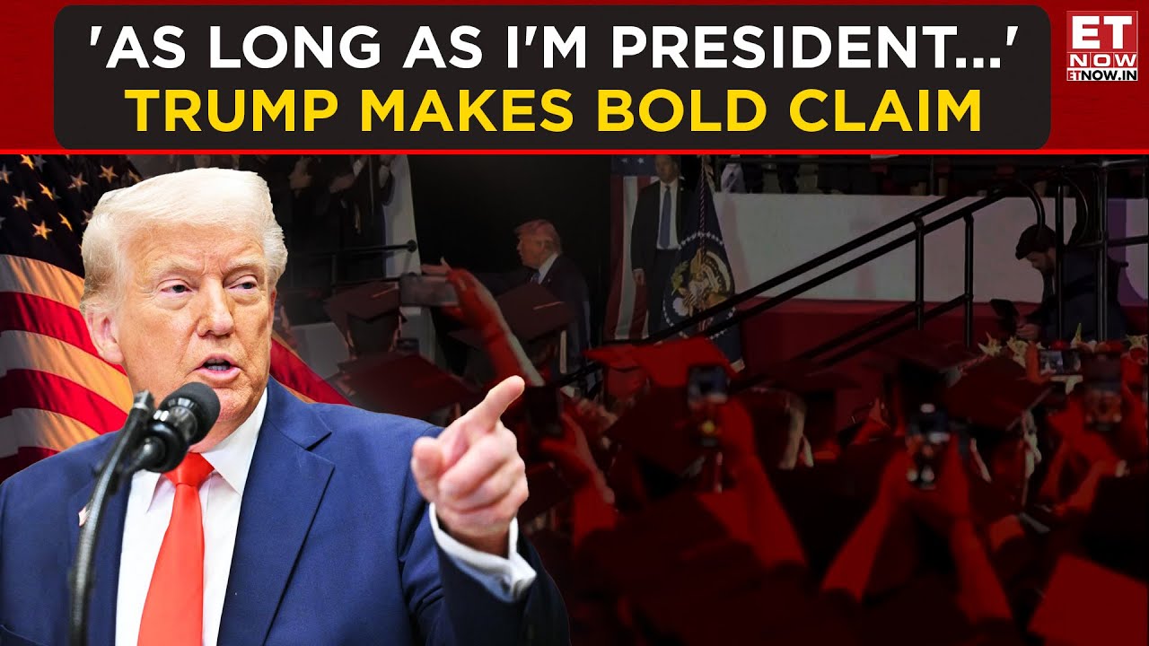 Donald Trump's Graduation Speech Takes Political Turn! Calls 'Tariff ...