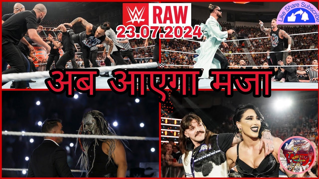 WWE Raw 22 July 2024 Full Highlights HD - WWE Monday Night Raw ...