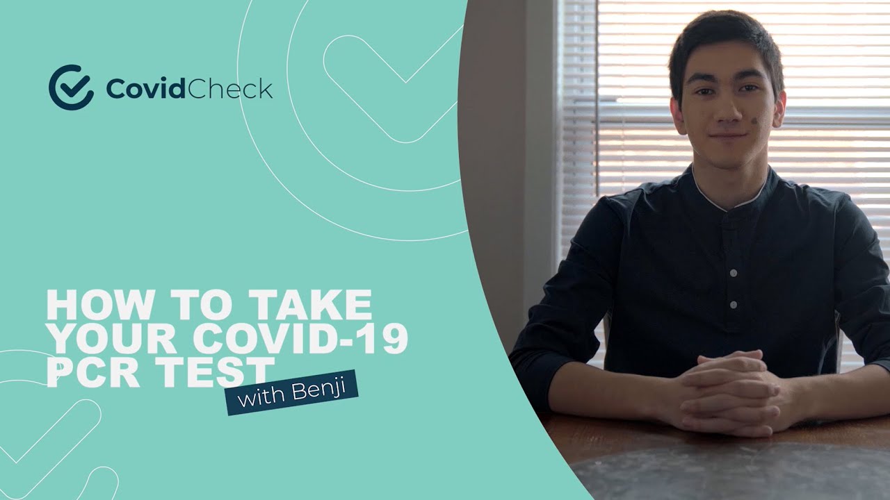 How to take your Covid-19 PCR test - Covid Check - YouTube