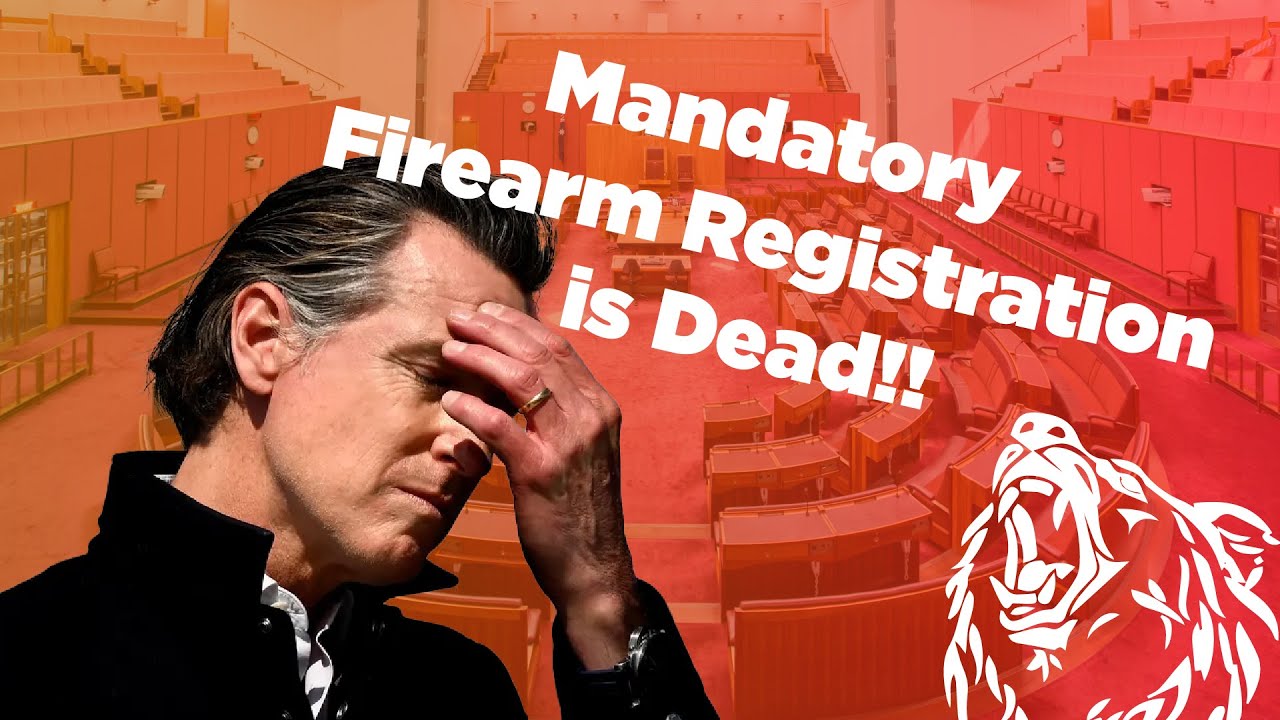 Mandatory Firearm Registration is Dead!! - YouTube