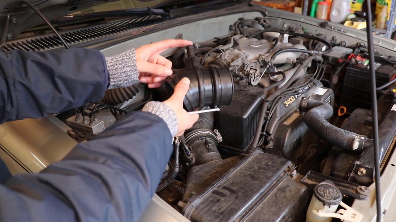 1999 4Runner Intake Boot Replacement - YouTube