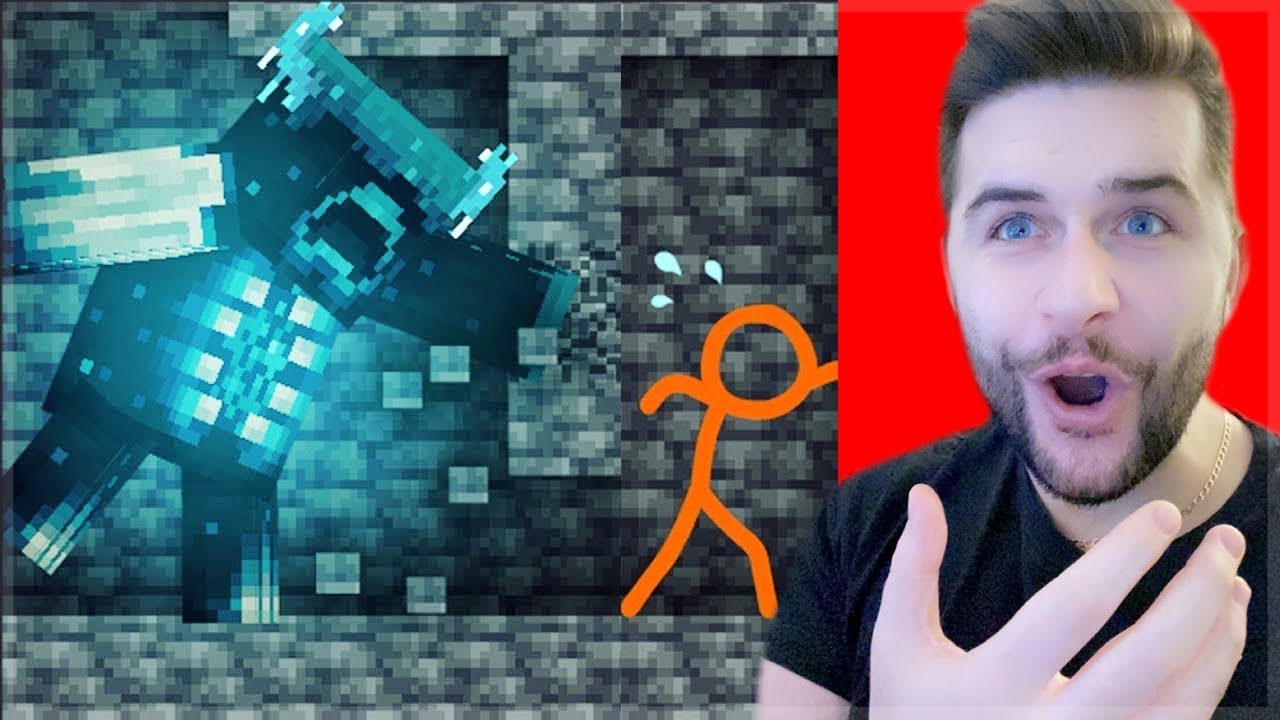 REACTING TO AMAZING ANIMATION Vs MINECRAFT - The Warden Shorts Episode ...