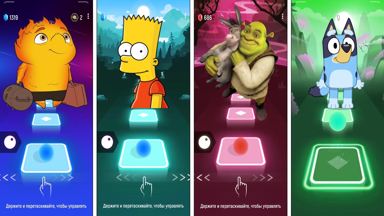 Elemental, Bernie Lumen 🆚 Simpsons 🆚 Shrek 🆚 Bluey Bingo 🎶Who's the ...