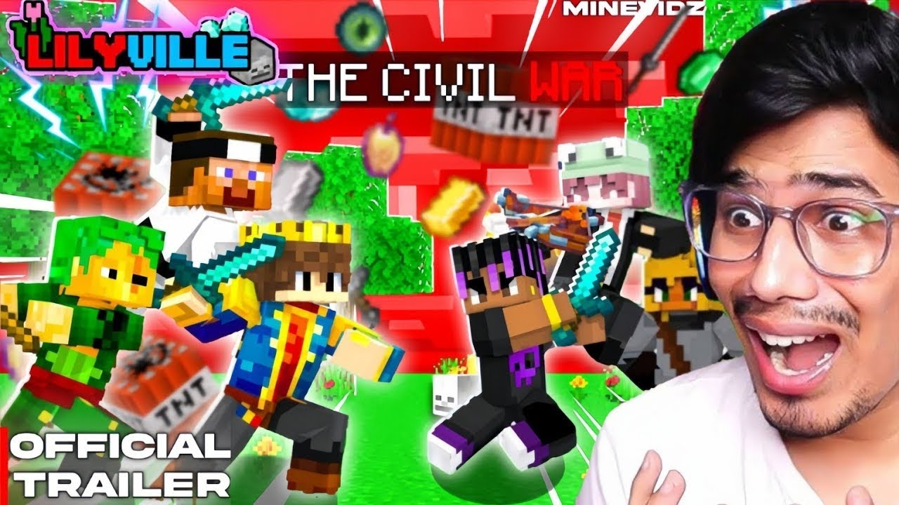 CIVIL WAR FOR LILYVILLE Day 38 | Minecraft Live | Minecraft War - YouTube