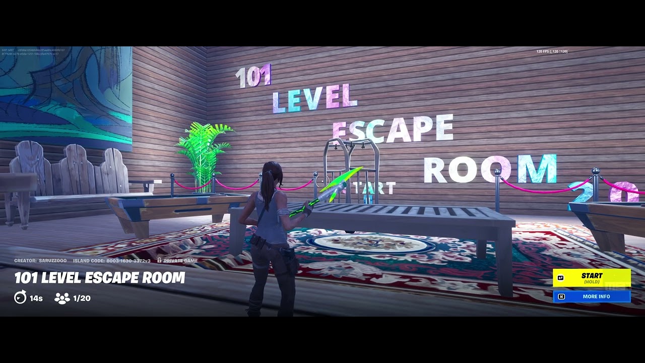 How YOU Can Complete Levels 1,2,3,4,5 in Fortnite 101 LEVEL ESCAPE ROOM ...