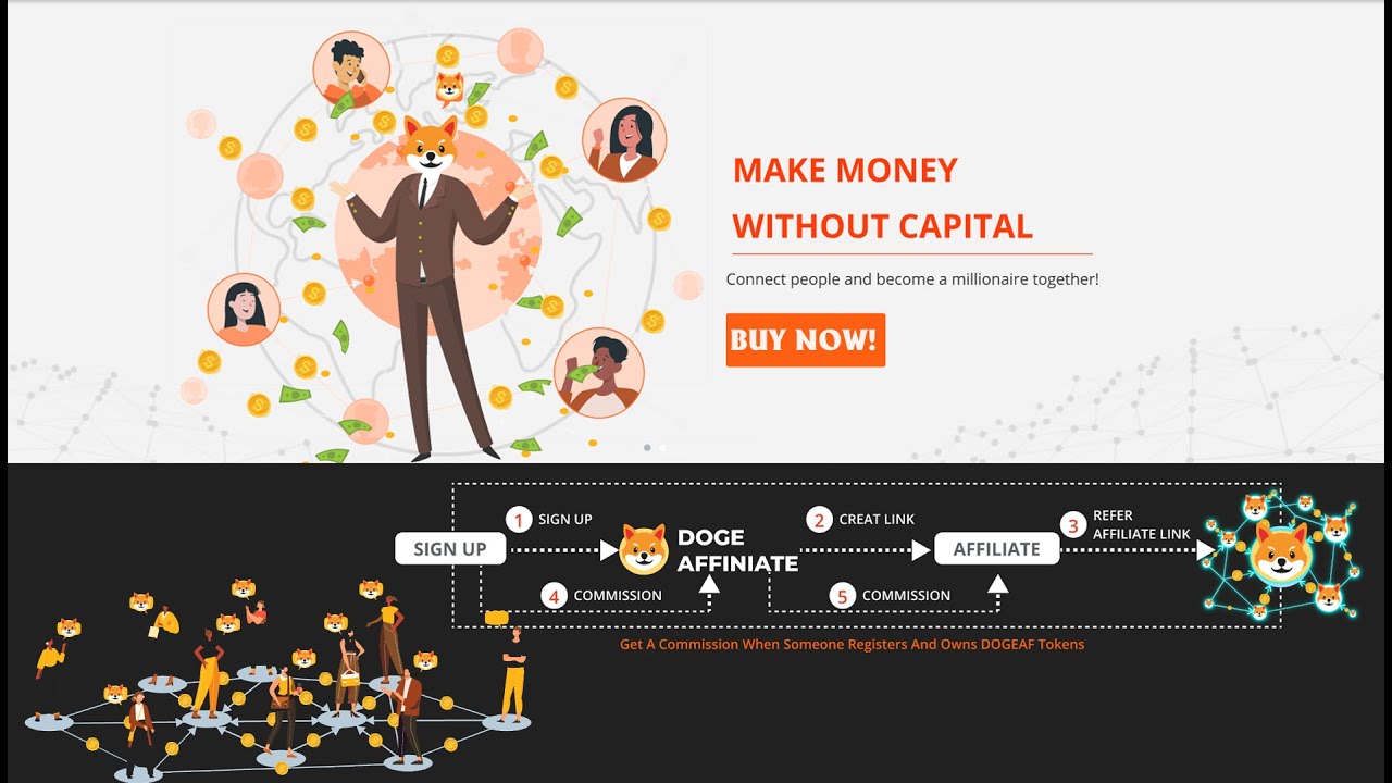 Dogecoin with affiliate marketing platform, $DOGAFF is completely ...