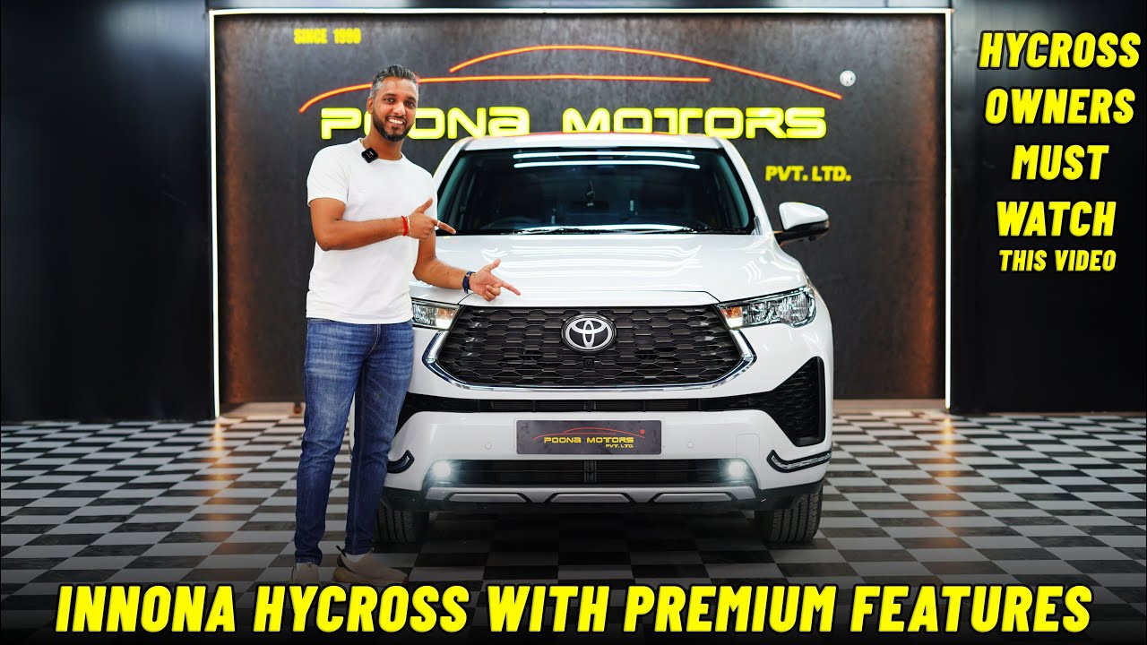 Toyota Innova Hycross Upgrade | Premium Features at Poona Motors Pvt ...