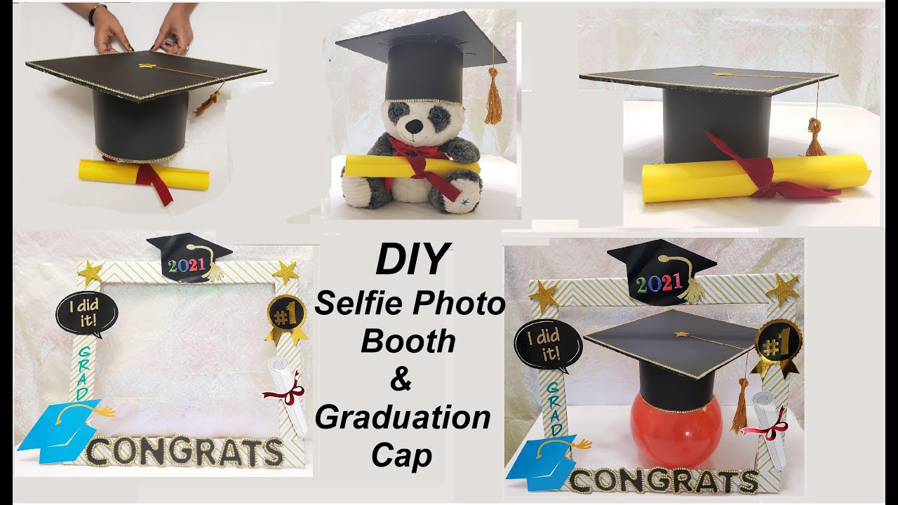 How To Make Graduation Cap And Selfie Photo Booth Selfie Photo Booth