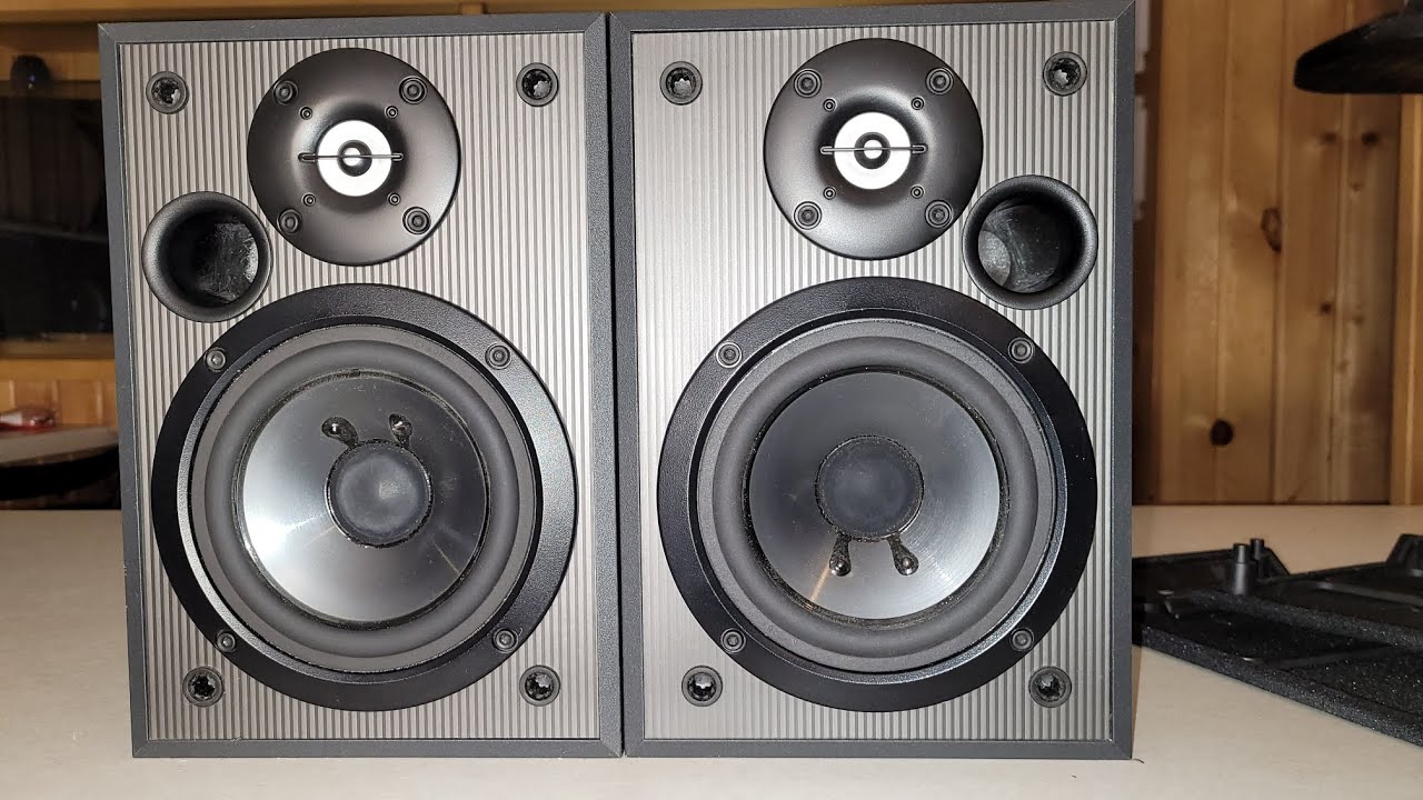 Sony SS-MB100H bookshelf speakers from 2001 - YouTube