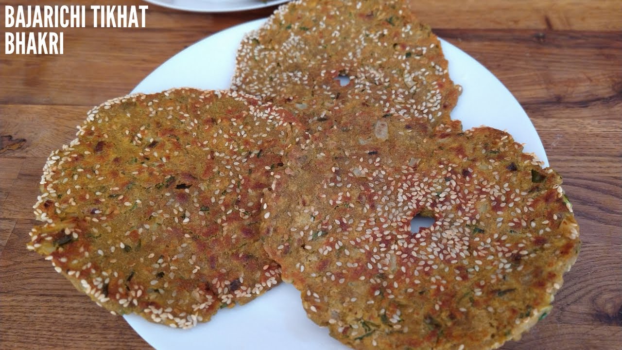 Bajarichi Tikhat Bhakri | बाजरी तिखट भाकरी | Masala Bhakri | Bajariche ...