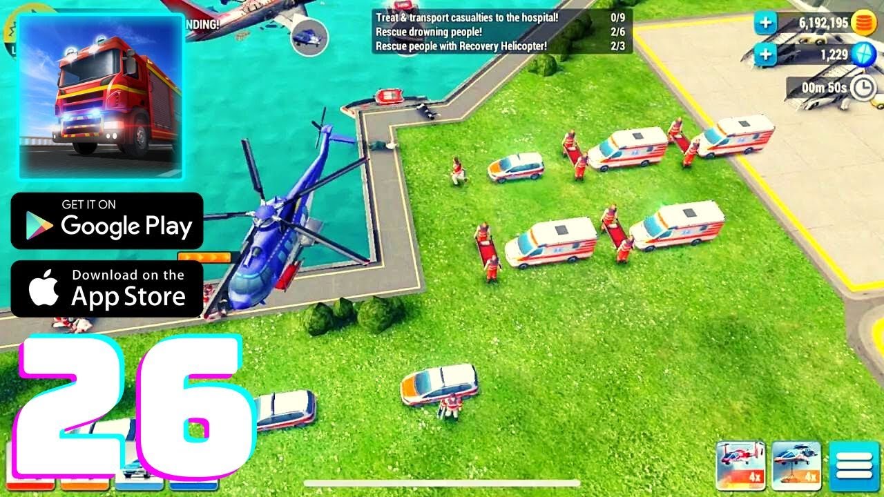EMERGENCY HQ: rescue strategy Gameplay Walkthrough Part 26 (iOS ...