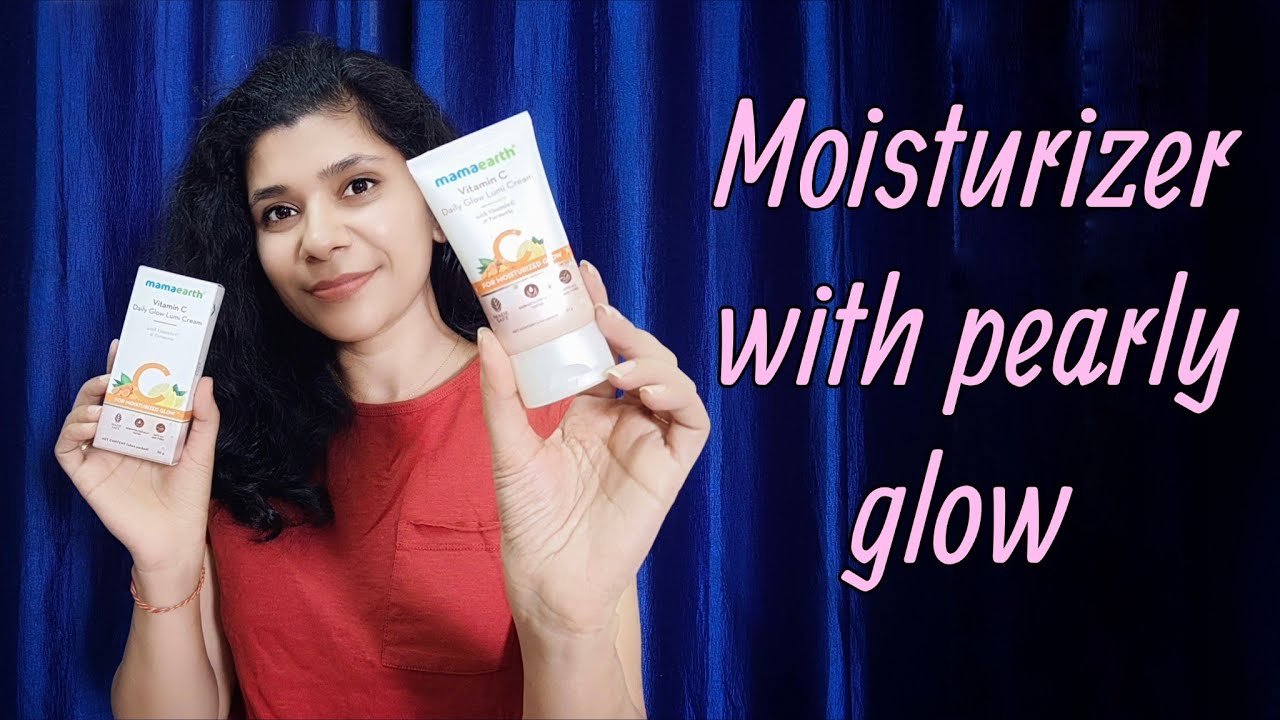 Mamaearth moisturizing cream with pearly effects | mamaearth vitamin c ...