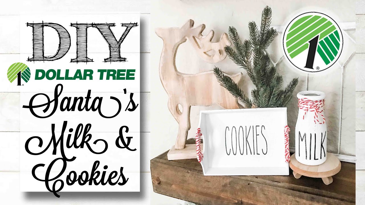 DIY Dollar Tree Santa Tradition | 6 of 12 Days of Christmas - YouTube