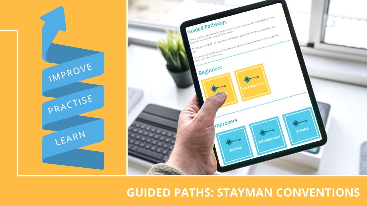 Joan Butts Bridge Guided Paths: Stayman Conventions - YouTube