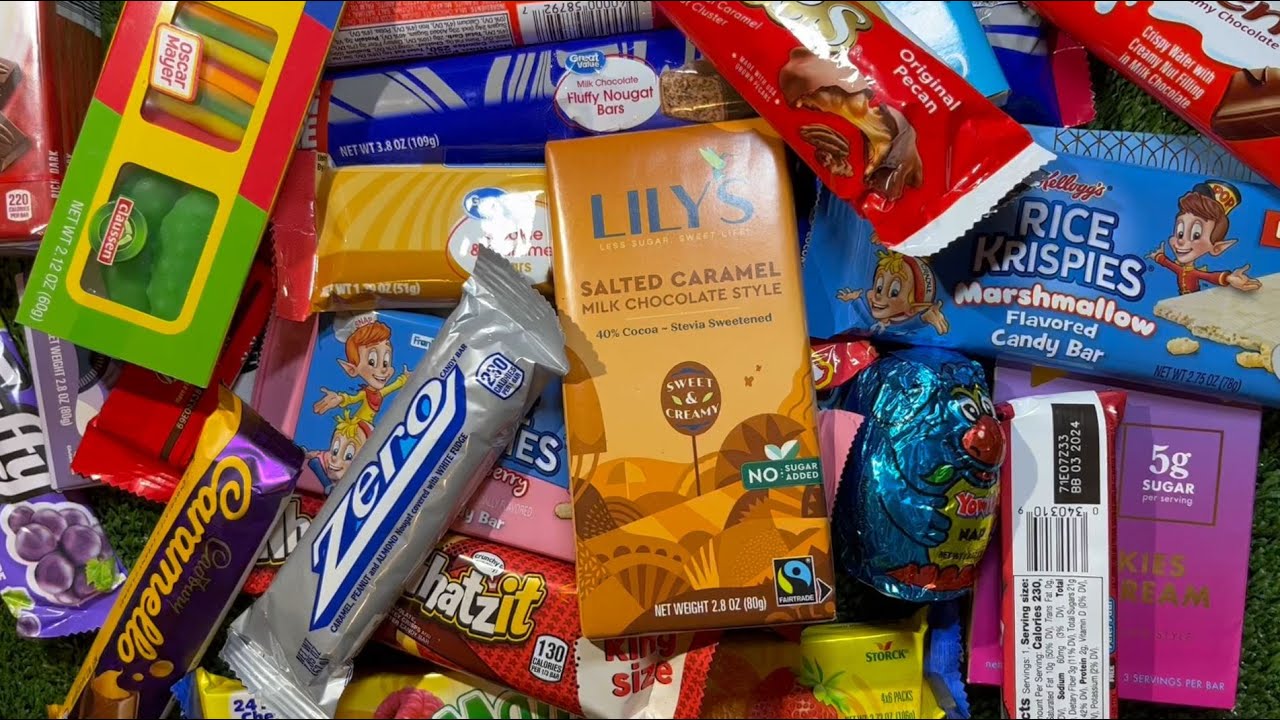 Lovely candy and chocolate ASMR | Unpacking | Satisfying Video - YouTube