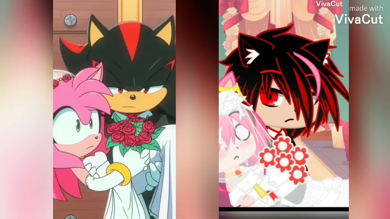 shadow x Amy Who is it gacha club love hhhh - YouTube