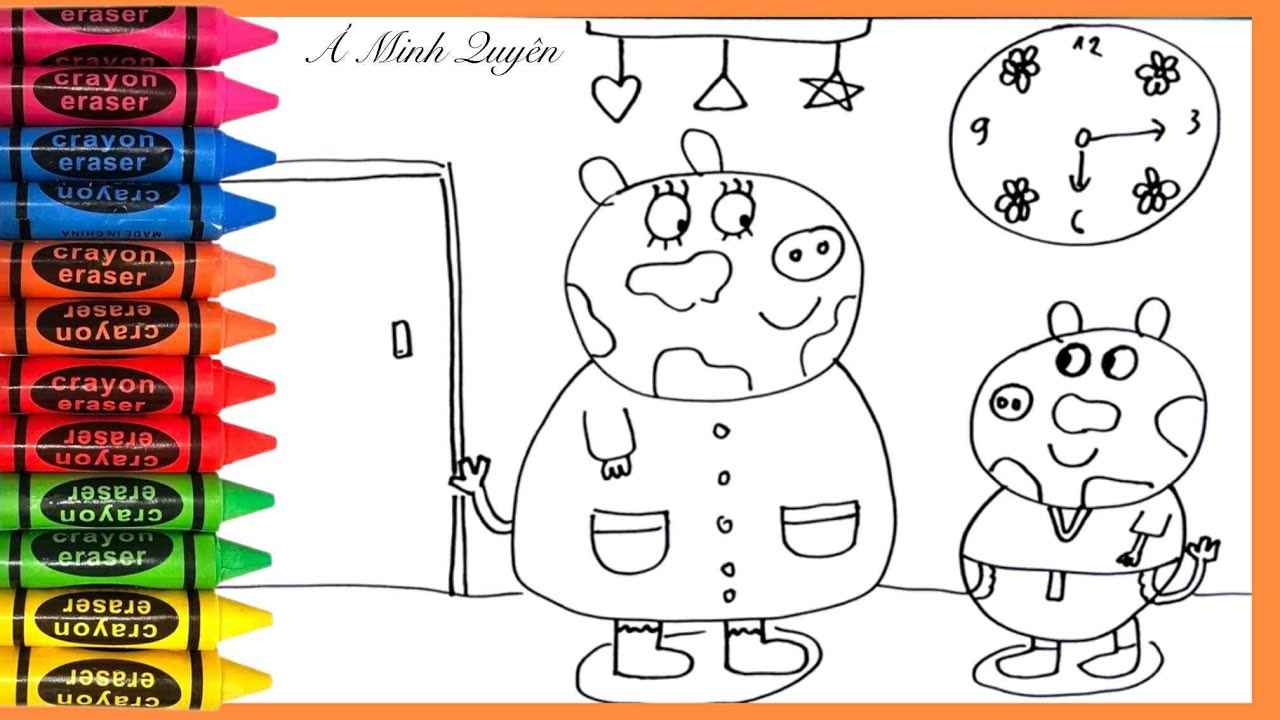 How To Draw Pedro Pony and Mummy Pony from peppa pig | Peppa pig ...