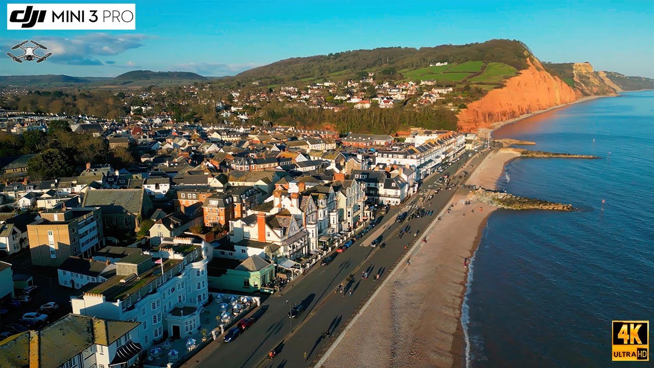 Sidmouth a Drive By / Fly by... Drone Film in 4K - YouTube