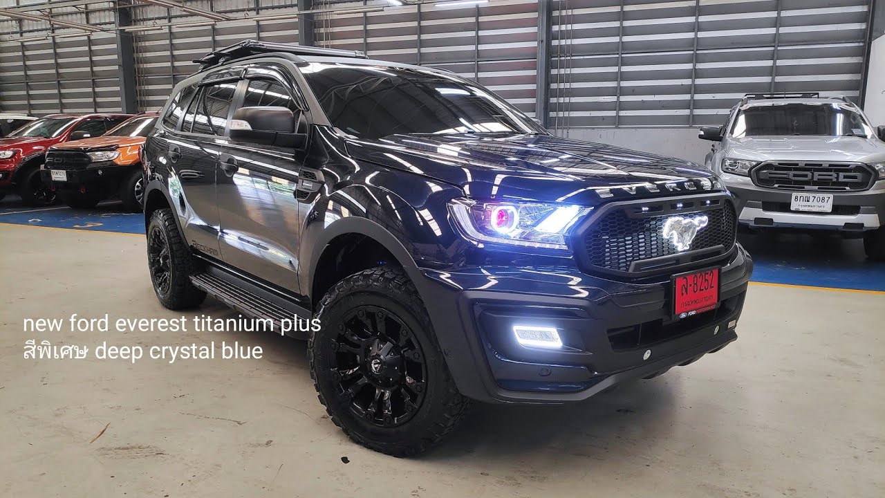 ford everest titanium plus2020 สี deep crystal blue พร้อมชุดแต่งดุดัน ...